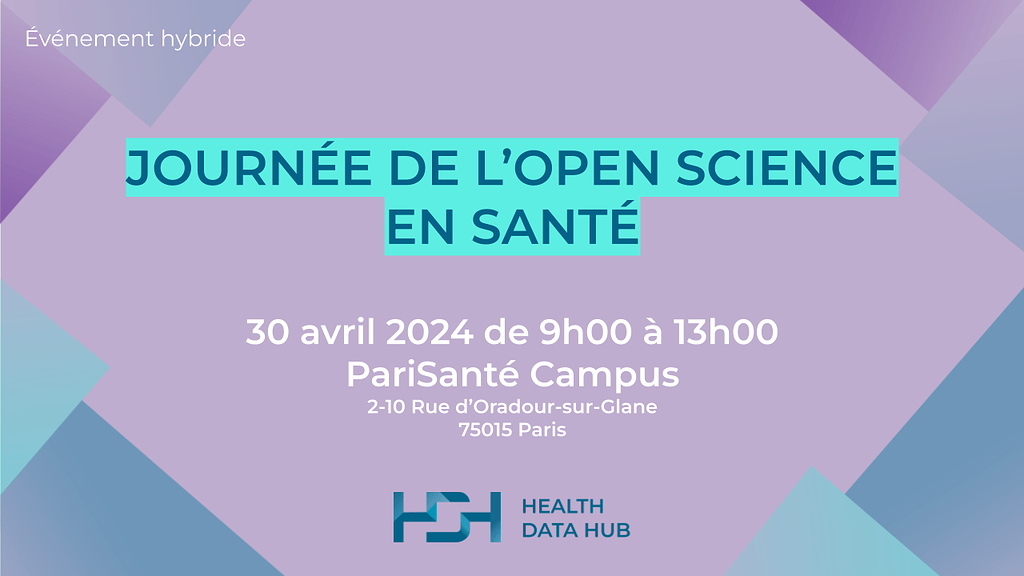 [Journée de l’open science en santé - 30/04/2024] - Annonces ...